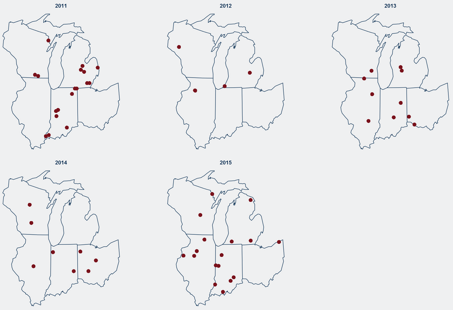 Small Multiples By Year Dataveld