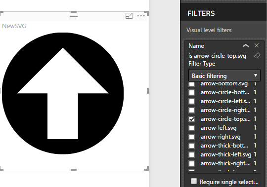 Iconfilter Dataveld